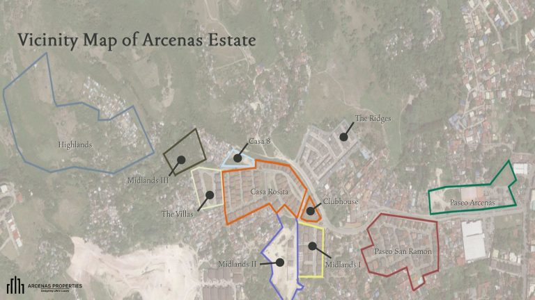 arcenas highlands map1 - Cebu Best Estate