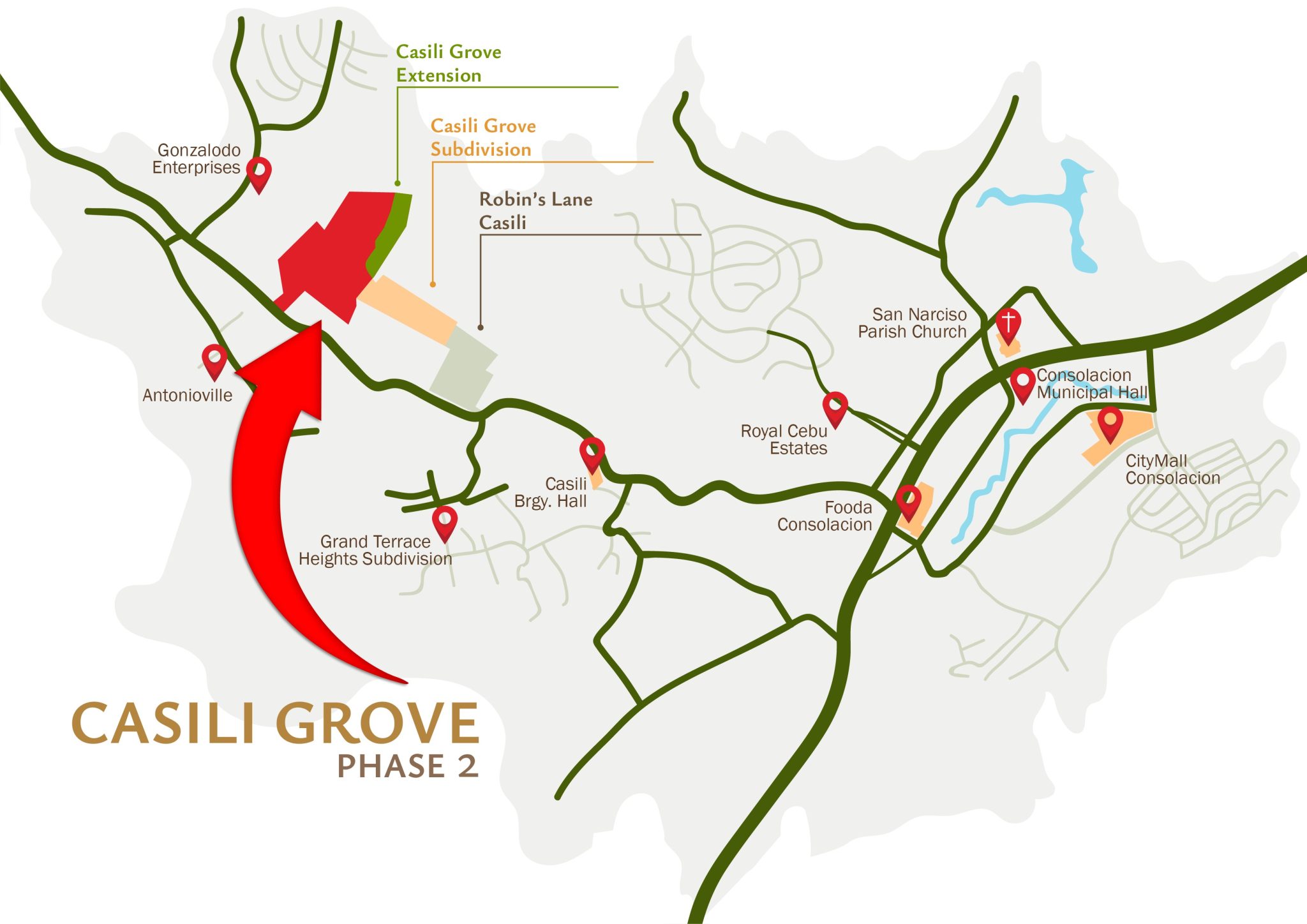CASILI GROVE PHASE 2 in CASILI, CONSOLACION CEBU - Cebu Best Estate