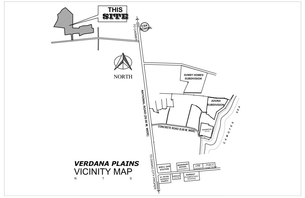 VERDANA PLAINS VICINITY MAP (2) - Cebu Best Estate