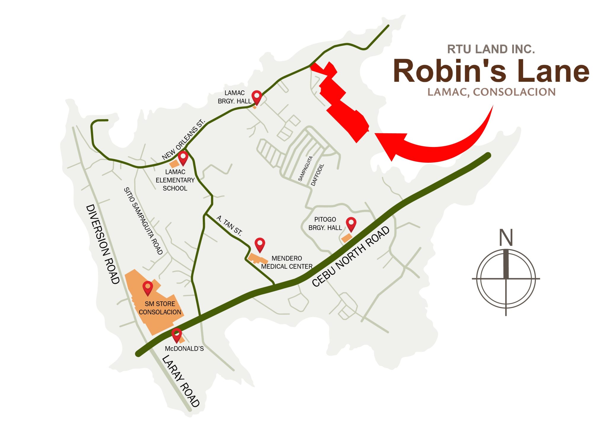 ROBIN'S LANE IN LAMAC, CONSOLACION CEBU - Cebu Best Estate